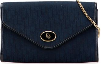 Dior Hobo Bags - Oblique Canvas Chain Shoulder Bag - Gr. unisize - in Blau - für Damen