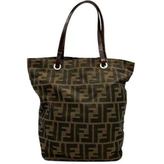 Fendi Sac cabas Zucca Pre-owned - Femme - Pre-owned - Brun - Taille: ONE Size