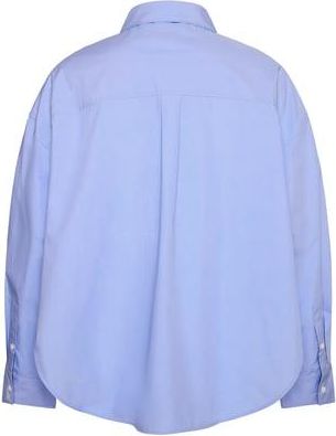Calvin Klein Chemise &agrave; coupe crop en coton