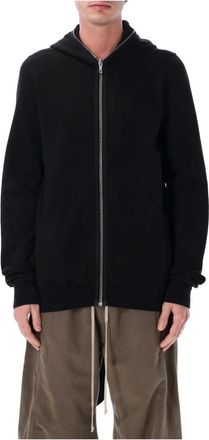 Rick Owens Homme, Sweatshirts et sweats &agrave; capuche, Noir, Taille: M Zip-throughs