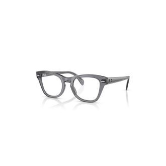 Ray-Ban Rb0707 Optics Grau Transparent Fassung Klar Glas Polarisiert 48-21