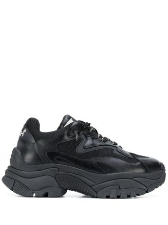 Ash Sneakers mit breiter Sohle - Schwarz