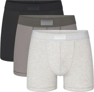SKIMS Skims, Homme, Sous-v&ecirc;tements, Multicolore, Taille: 2XL Lot de 3 boxers courts en coton 7,6 cm