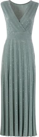 D.exterior Femme, Robes, Vert, Taille: 40 FR Aloe Maxi Dress
