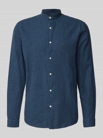 Mc Neal Regular Fit Freizeithemd aus Leinen-Baumwoll-Mix