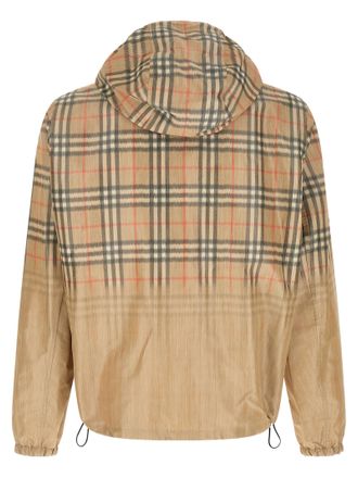 Burberry Mens Beige Viscose Shell Jacket Clothing