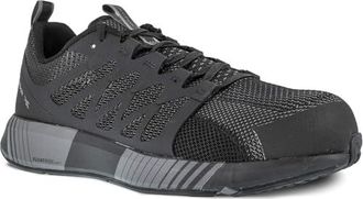 Reebok Work Fusion Formidable Work Comp Toe Mid Oxford pour homme, noir/noir, 10.5 Wide