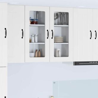 vidaXL vidaXL Armoire de cuisine Lucca Blanc 40 x 31 x 80 cm