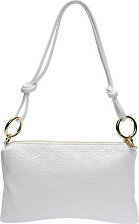 Anna Luchini Wei&szlig; Rindsledertasche