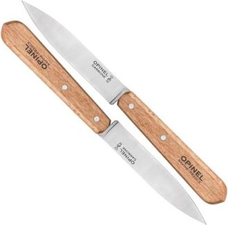 Opinel Opinel 1222 Boite de 2 Couteaux dOffice N&deg;102 Lame Carbone
