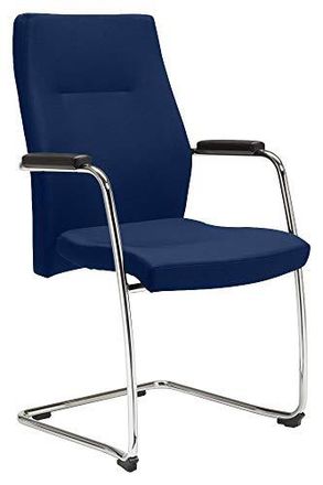 Nowy Styl NERO-LUX Konferenzstuhl, kunstleder, blue, 53 x 57.5 x 103 cm