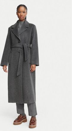 Max Mara Wollmantel Bronte 2625016112 Grau Regular Fit