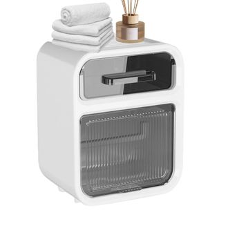 Generic Badezimmer -Tissue -Box -Halter, Wandgewebeboxhalter, wandmontierte Gewebe 2 Ebenen | Badezimmer -Wand Veranstalter mit stabilem Multifunktional gro&szlig;e