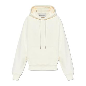 Ami Femme, Sweatshirts et sweats &agrave; capuche, Beige, Taille: 36 FR De Coeur Sweat &agrave; capuche