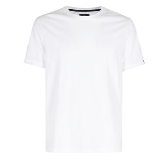 Fay Crewneck T-Shirt - - Tops - Herren - Wei&szlig; - 3XL