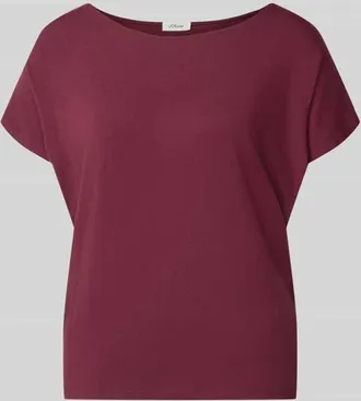 s.Oliver Red Label Oversized T-Shirt aus Viskose-Mix