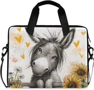 Alaza Sac pour ordinateur portable de 40,6 &agrave; 15,6 avec motif dragon Rocky Moon - Pour homme et femme, &eacute;tudiant, travail, voyage, Donkey A21573, Taille uniqu