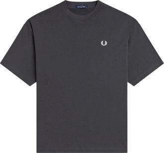 Fred Perry Homme, Tops, Gris, Taille: M T-shirt oversize