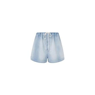 Moschino Damen, Shorts, Blau, MGr&ouml;&szlig;e