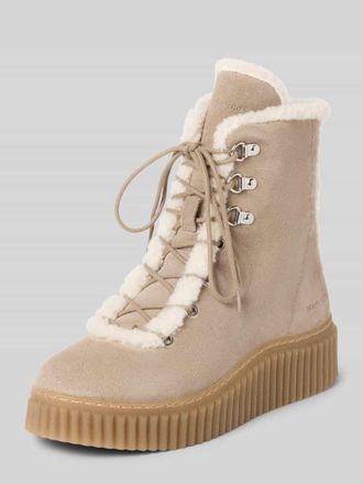 Marc O'Polo Schn&uuml;rstiefel aus Rindsvelours Modell Bianca