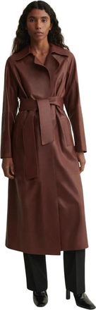 Arma Femme, Manteaux, Brun, Taille: 36 FR Yava Plonge Vegetal