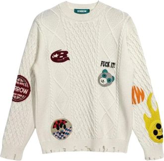 Barrow Barrow, Homme, Pulls, Beige, Taille: XL Pull ras du cou