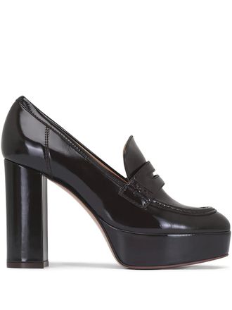 Gianvito Rossi platform heeled pumps - Braun