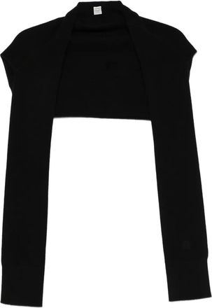 Toteme &eacute;charpe en cachemire - Noir