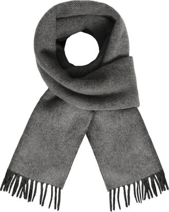 Dante Fransen-Schal aus Kaschmir in Doubleface-Optik in