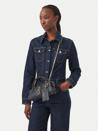 Guess Handtasche Yvonne Logo Mini HWSG23 78760 Dunkelgrau
