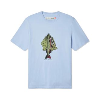 Barbour Homme, Tops, Bleu, Taille: M Paul Smith Loves Fishing Jacket Tee