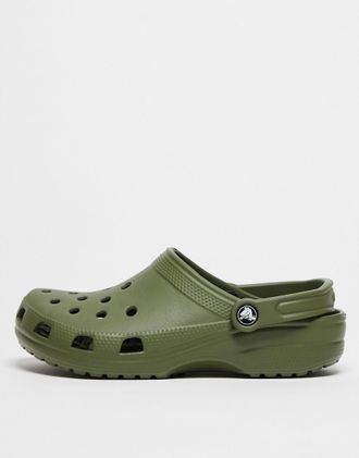 Crocs Sabots classiques unisexes - Vert militaire