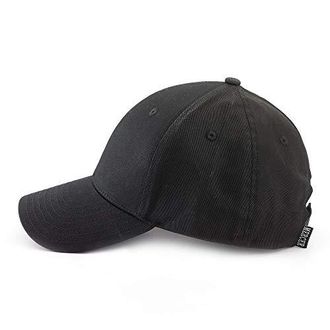Mercer Culinary M60080bk Casquette de Baseball, Noir, Taille Unique Mixte