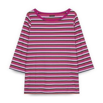 Fiorella Rubino Femme, Tops, Rose, Taille: 42 FR T-shirt ray&eacute; en jersey