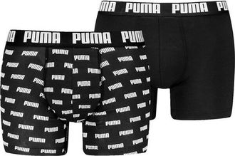 Puma Herren Unterhose EVERYDAY AOP PRINT BOXER 2P