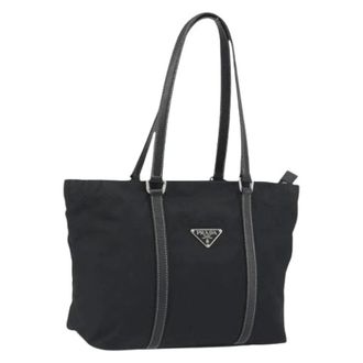 Prada Pre-owned Nylon Tote Bag - - Pre-owned - Damen - Schwarzk - ONE SIZE