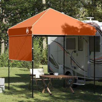 vidaXL Tente &agrave; auvent pop-up Orange 200 x 200 cm tissu Vidaxl