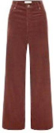 Frame Denim Femme, Pantalons, Rouge, Taille: W25 Pantalon large