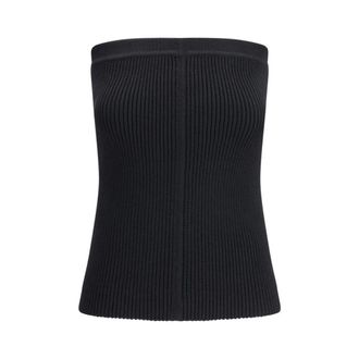 Rick Owens Bandeau Top - - Tops - Damen - Schwarzk - S