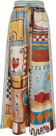 Alemais Femme, Pantalons, Multicolore, Taille: 34 FR Michelle Silk Pant