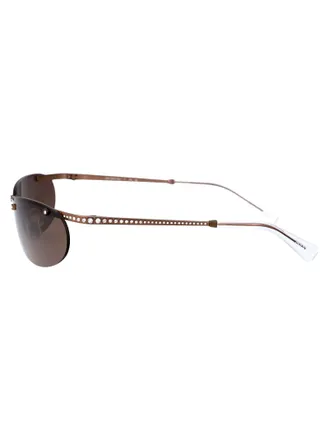 Swarovski 0SK7019 Jeweled Metal Frame Sunglasses - Brown