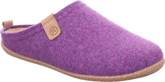 Rohde Damen Pantoffel Softfilz Hausschuh Wechselfu&szlig;bett Tivoli-D 6860, Gr&ouml;&szlig;e:37 EU, Farbe:Violett