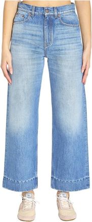 Chlo&eacute; Femme, Jeans, Bleu, Taille: W27 Wide Jeans