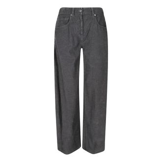 Brunello Cucinelli Weite Hosen - - Trousers - Damen - Grau - XS