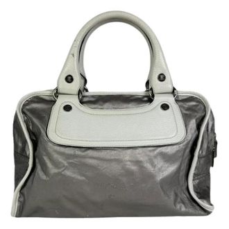 Celine Sac &agrave; main vintage en cuir Pre-owned - Femme - Pre-owned - Gris - Taille: ONE Size