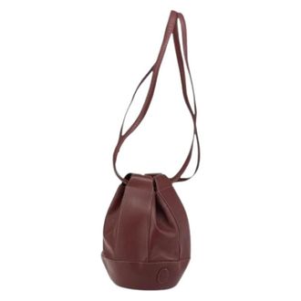Cartier Pre-owned Leder Bucket Bag - - Pre-owned - Damen - Rot - ONE SIZE