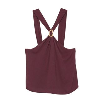 Forte_Forte Femme, Tops, Rouge, Taille: 38 FR Hauts sans manches