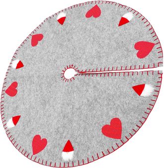 Cabilock 100cm Weihnachtsbaum Boden Dekoration Weihnachten Baum Kleid Festliche Rock Abdeckung Für Home Office Decor