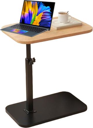 Generic C Tabelle f&uuml;r Sofa - Tragbarer Rollend -Endtisch, einstellbare C -f&ouml;rmige Seitentabelle | TV -Tabletts 360 -Grad -Rotation f&uuml;r kompakte R&auml;ume, Metall 