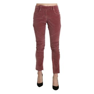 Ermanno Scervino Femme, Pantalons, Rouge, Taille: 36 FR Pantalon Skinny Taille Mi-Haute